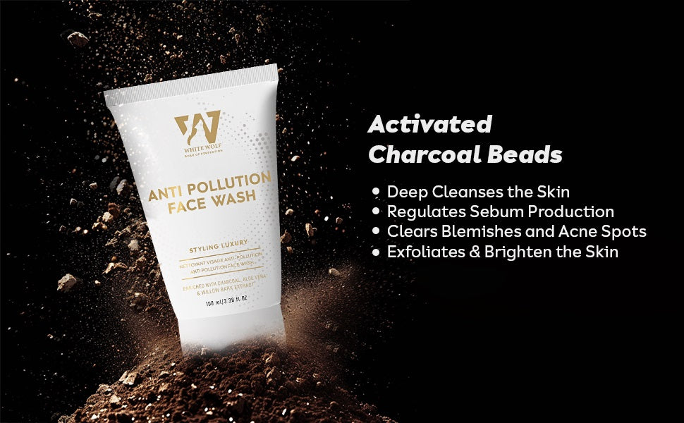 Anti Pollution Face Wash: Salicylic Acid, Camphor & Vitamin E - 100ml ...