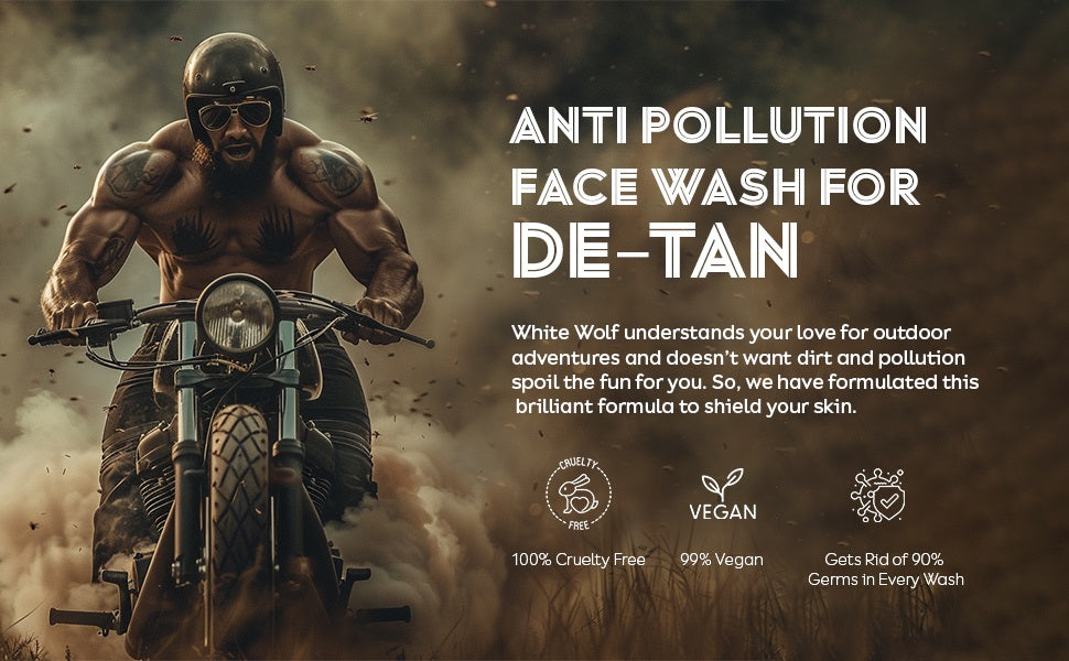 Anti Pollution Face Wash: Salicylic Acid, Camphor & Vitamin E - 100ml ...